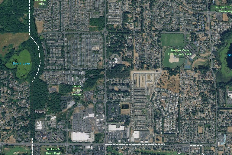 Person driving aggressively and doing burnouts at Burger King, Lacey WA ...