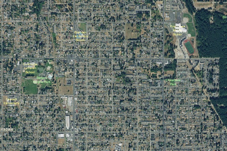 Fire department responds to service call near east i street, Tacoma WA ...