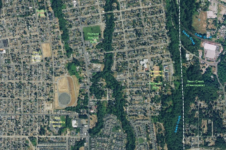 Brown box truck with no rear lights heading north, Tacoma WA | CrimeRadar