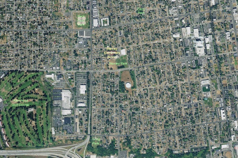 Silver motorcycle travels fast near Sprague Ave, Tacoma WA | CrimeRadar