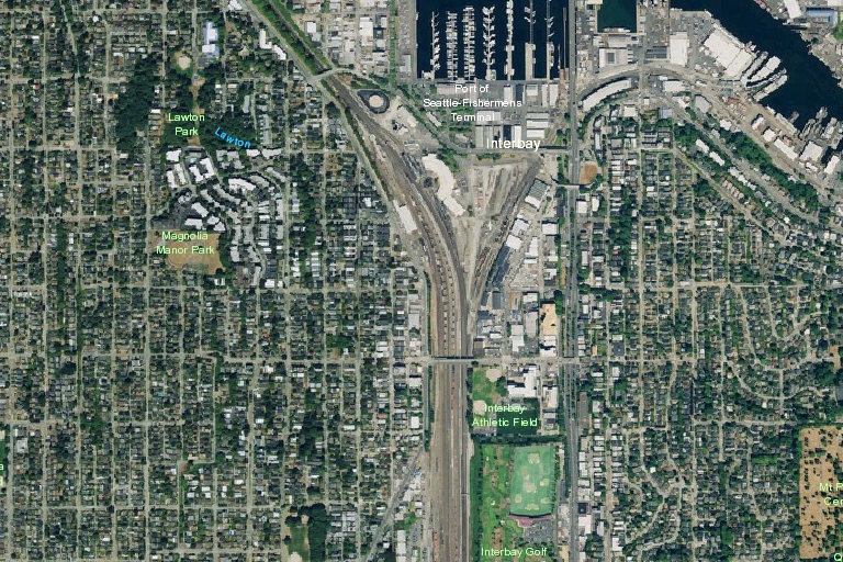 Person trespassing on railroad ties at Balmer Yard, Seattle WA | CrimeRadar