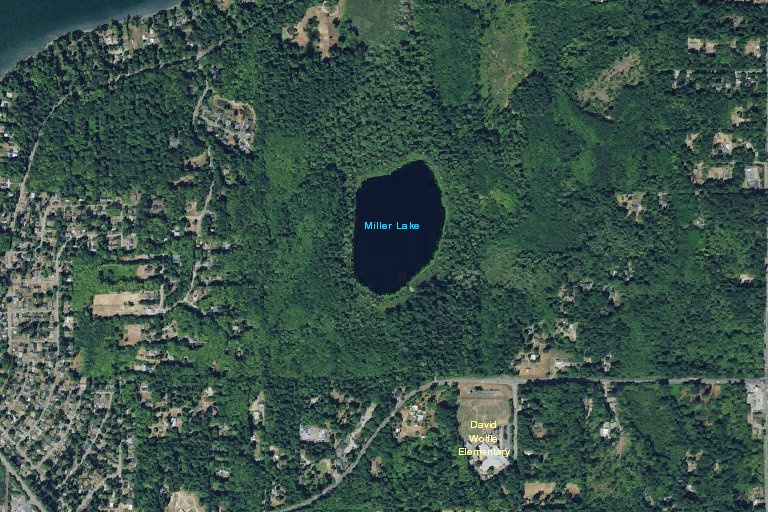 Firefighters check fire alarm at Wolfle Elementary, Kingston WA ...