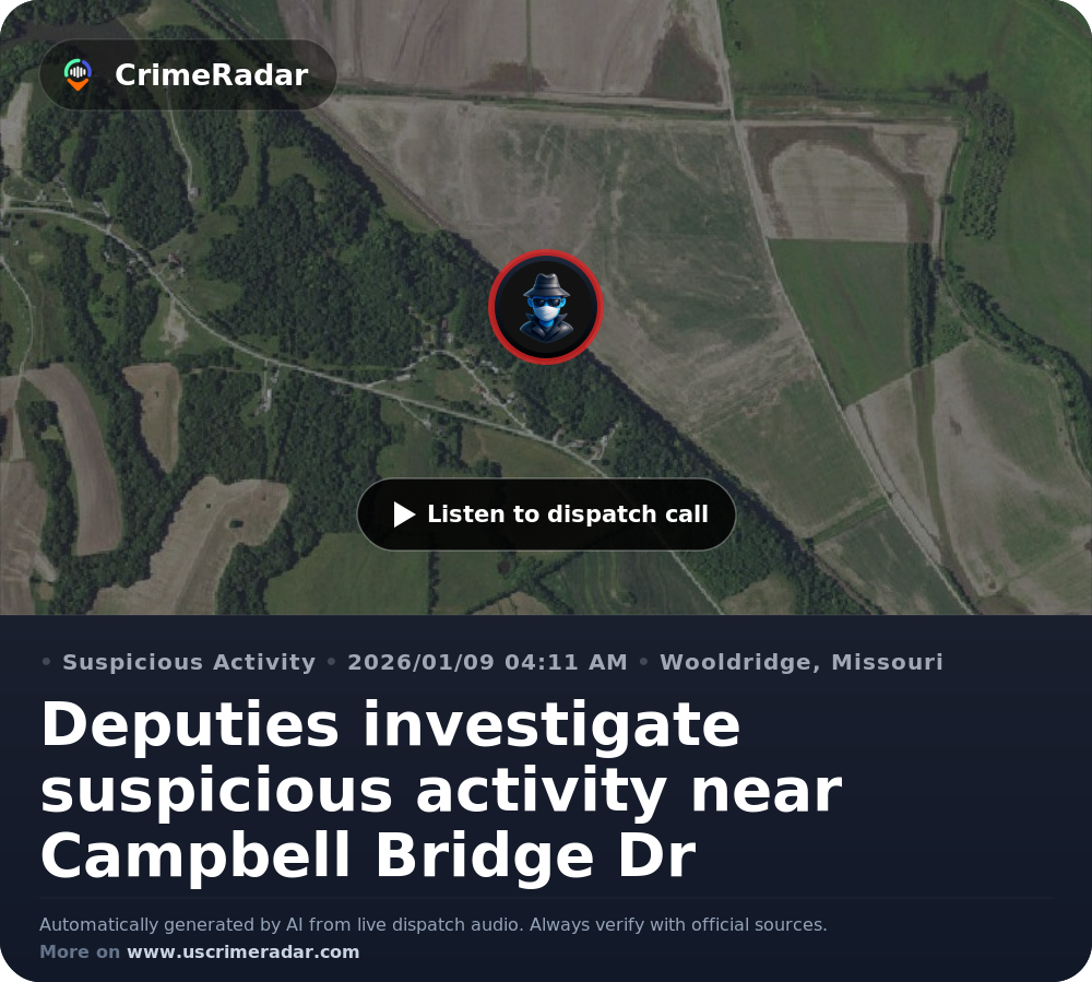 Deputies investigate suspicious activity near Campbell Bridge Dr ...